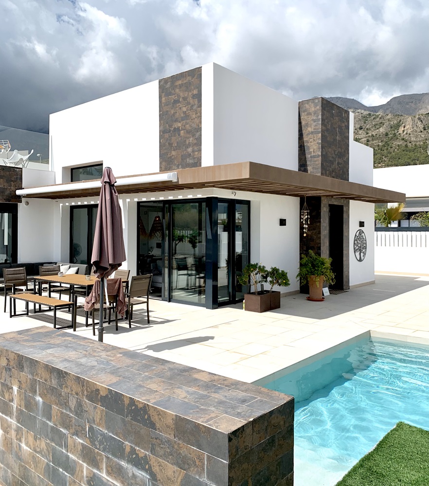 Modern single storey villa Polop - Costa Blanca Services